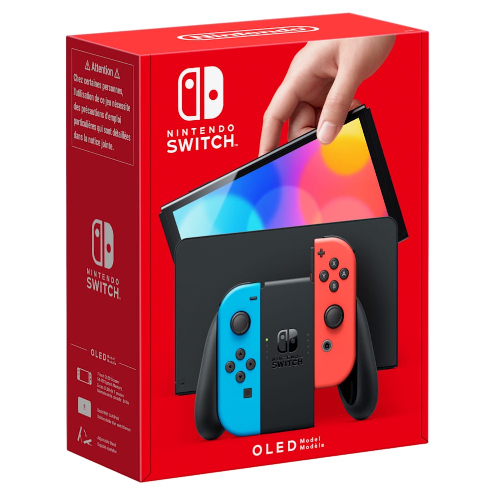 Nintendo Switch Modelo Oled Azul Neón Rojo Neón My Nintendo Store